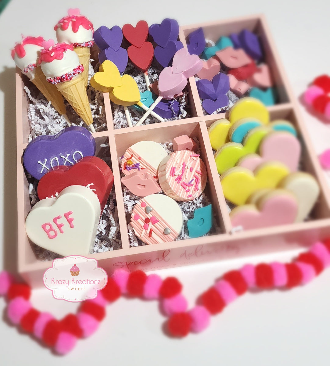 Valentine's Day Sampler Gift Set – Krazy Kreationz Sweets
