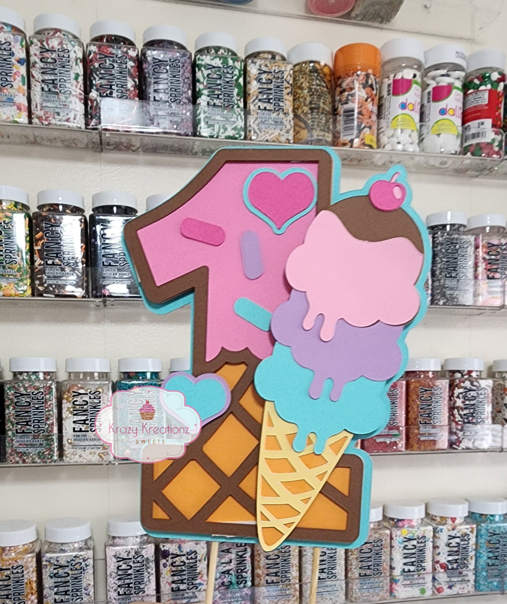 Cardstock & Edible Cake & Cupcake Toppers – Krazy Kreationz Sweets