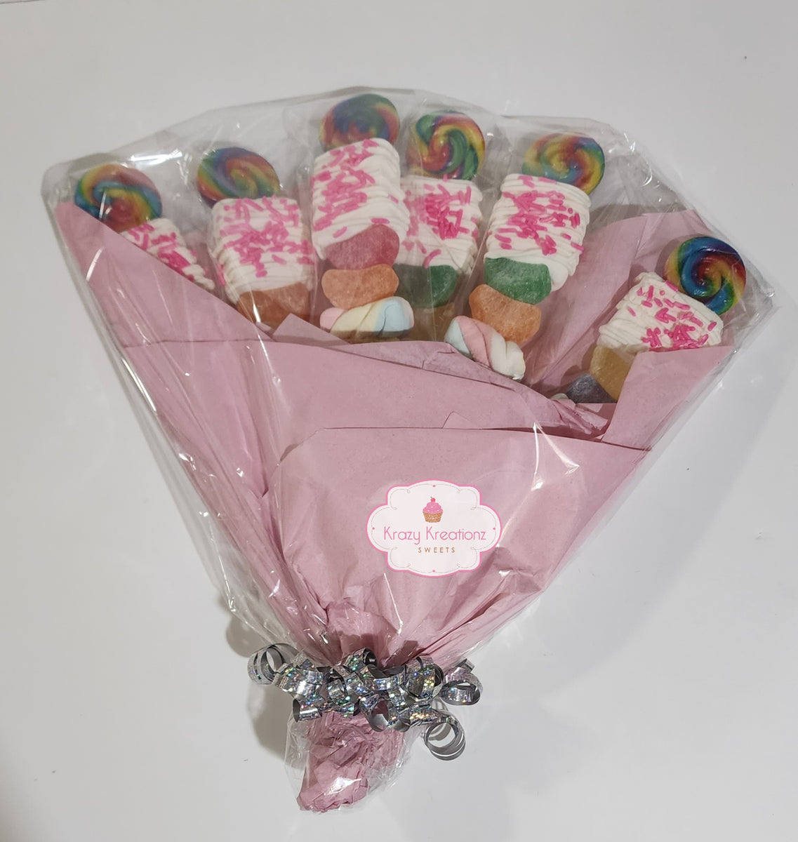 Candy Kebab Bouquet – Krazy Kreationz Sweets
