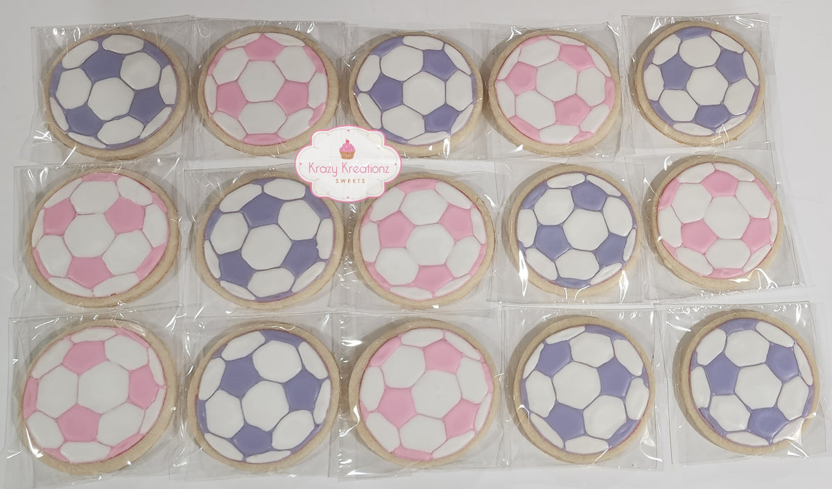 Soccer Ball Cookies – Krazy Kreationz Sweets