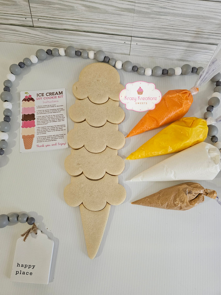 Decorate Your Own Ice Cream Cone – Krazy Kreationz Sweets