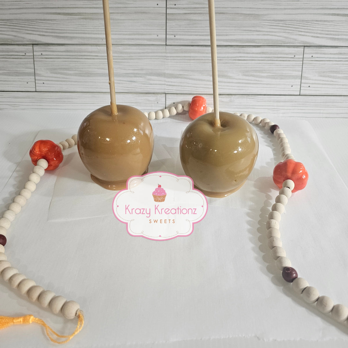 Homemade Caramel Apples – Fresh Dipped Gourmet Treats – Krazy Kreationz ...