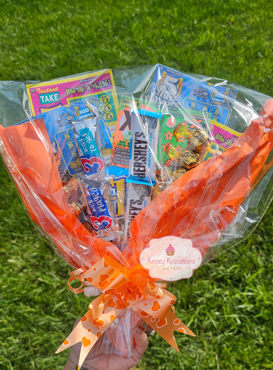 Mini lotto & Candy Bouquet – Fun Gift Idea – Krazy Kreationz Sweets