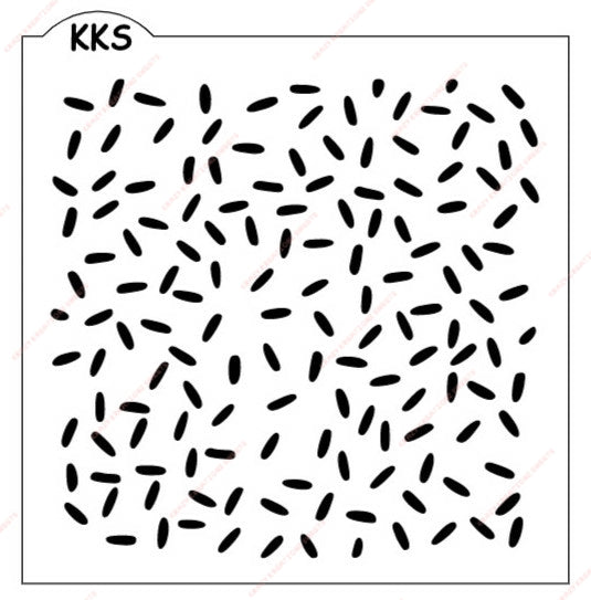 Sprinkles Background Stencil – Krazy Kreationz Sweets