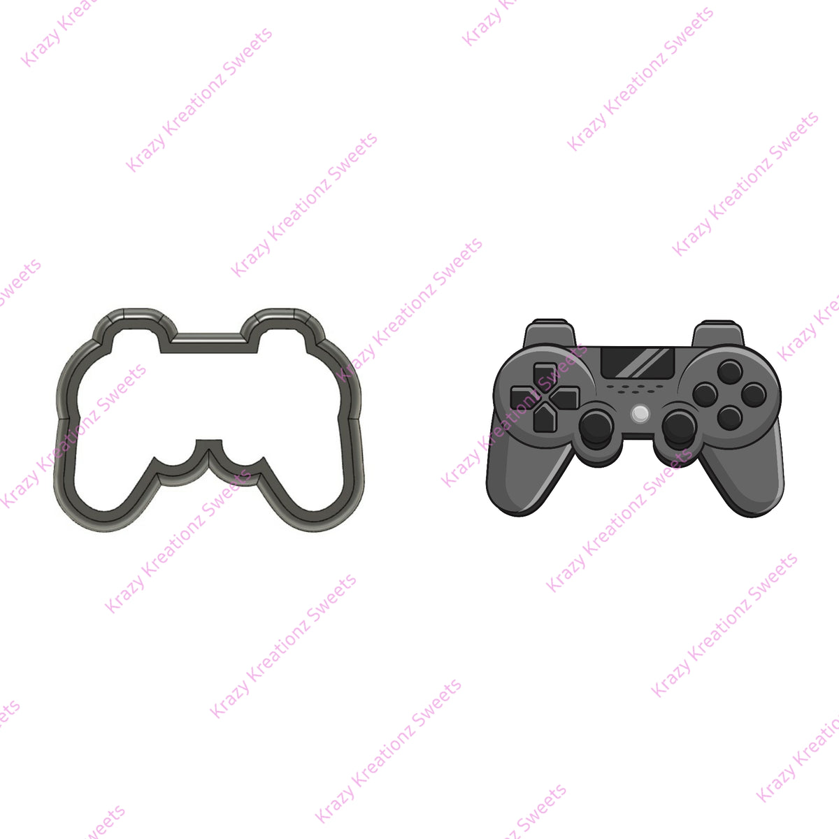 Video Game Controller Cookie Cutter – Krazy Kreationz Sweets