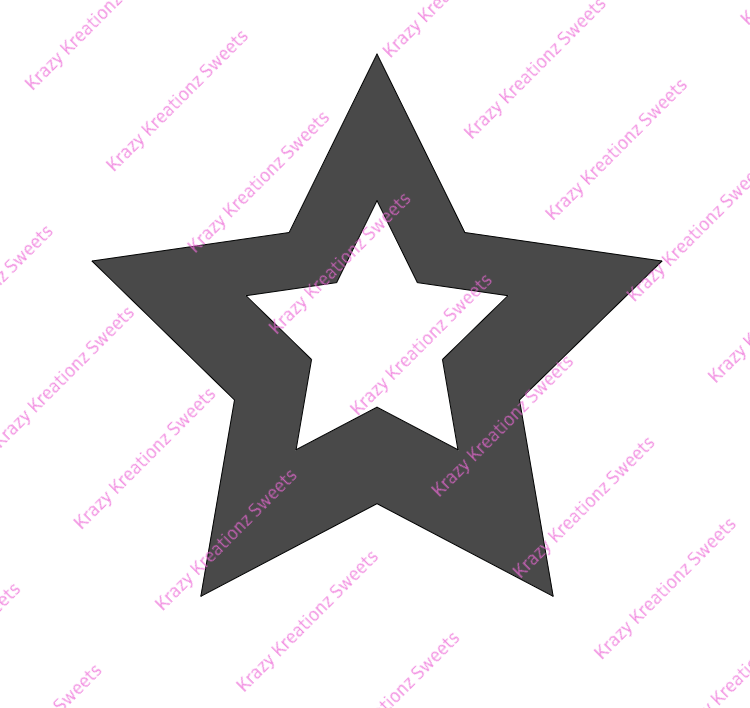 Star Sheet Cake Stencil – Krazy Kreationz Sweets