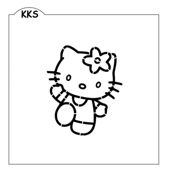Hello Kitty Stencil Hello Kitty Drawing Stencil Reusable Set Of 4 Pcs